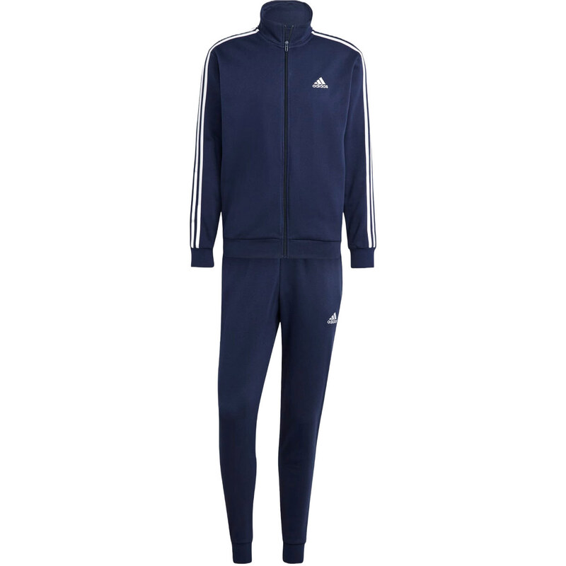 Tuta Sportiva Adidas Basic 3-Stripes da Uomo - Blu - Stileo.it