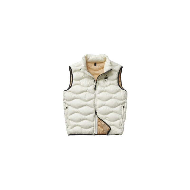 Smanicato piumino uomo avorio danny in eco ovatta blauer 2085 xl ...