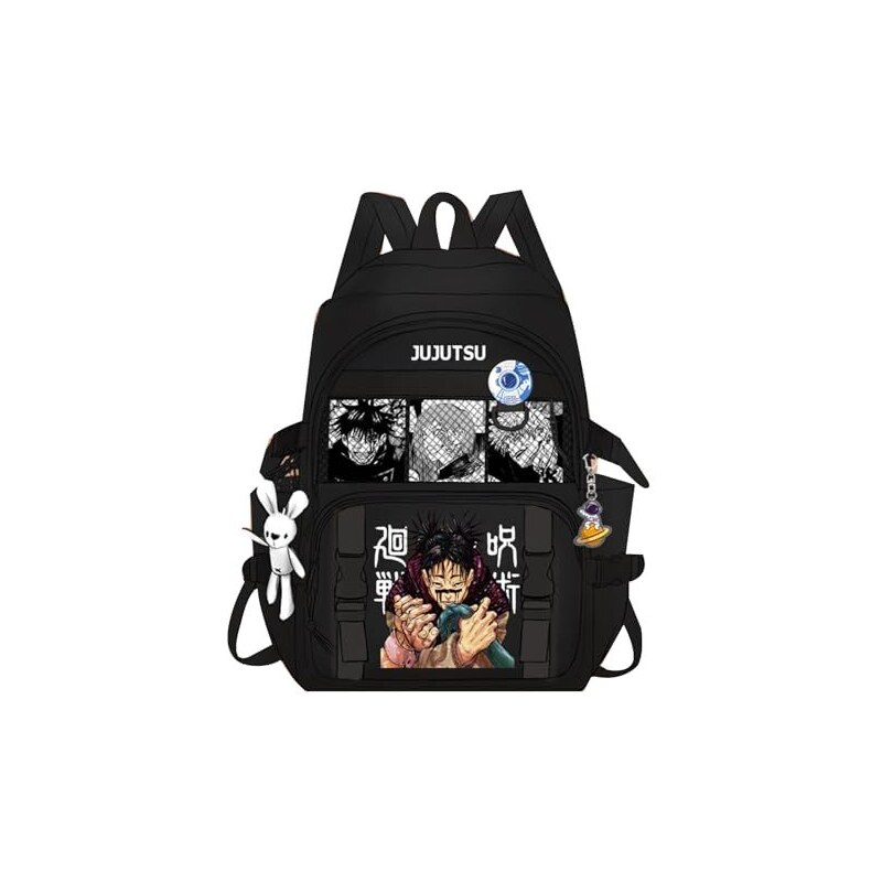 pochikiki Anime Jujutsu Kaisen Laptop Backpack College Schoolbag ...