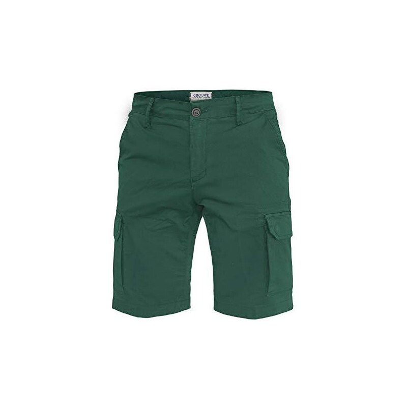 Groowe Bermuda Uomo Cotone Made in Italy 2 Modelli Vari Colori (Verdone ...