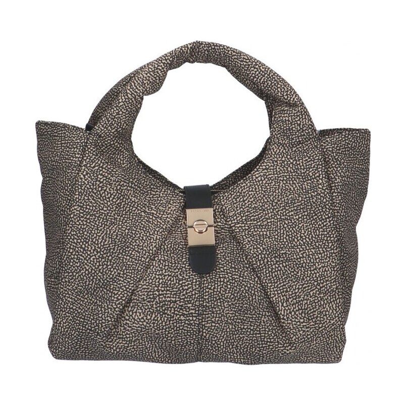 Borbonese Borsa a mano Naturale/nero 923934 - Stileo.it