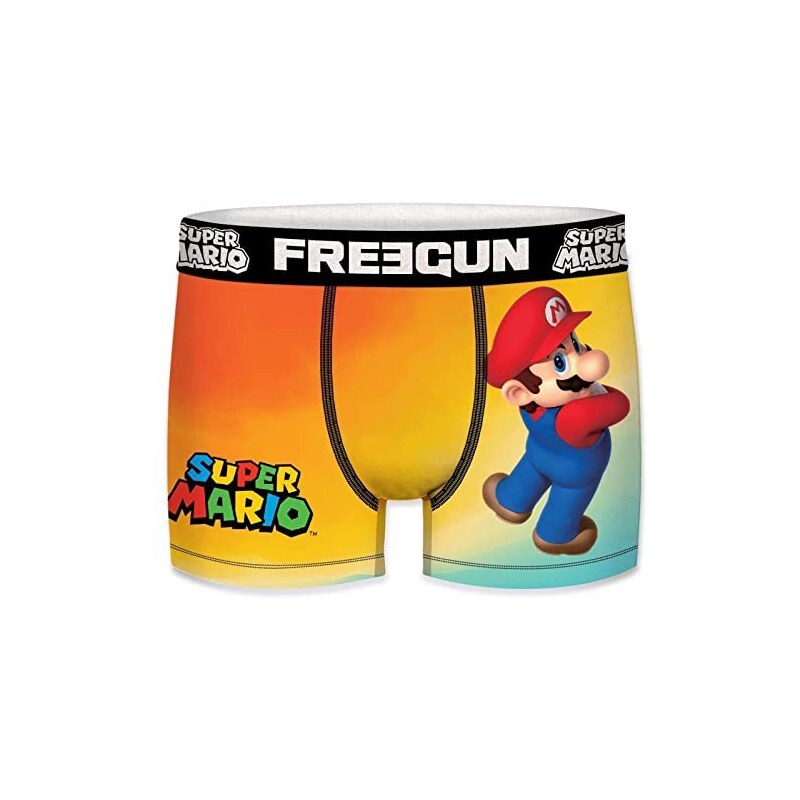 FREEGUN Boxer Uomo Super Mario Bros, Mario3, M - Stileo.it
