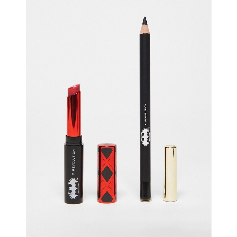 Revolution x DC - Dangerous Red Harley Quinn - Kit labbra-Multicolore ...