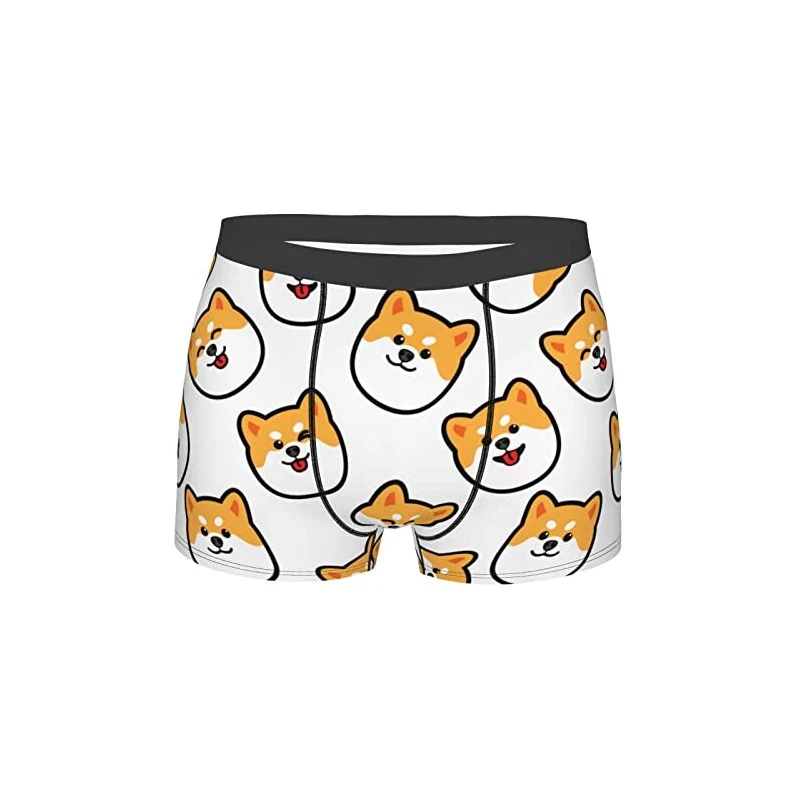 942 Mutande Uomo Faccia Carina del Cane Shiba Inu Boxer per Uomo ...