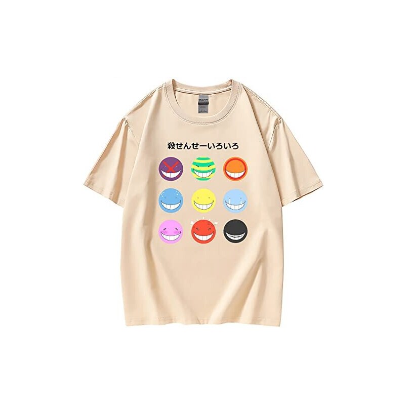 nicamaikoo Japan Cartoon Assassination Classroom Maglietta O-Collo ...