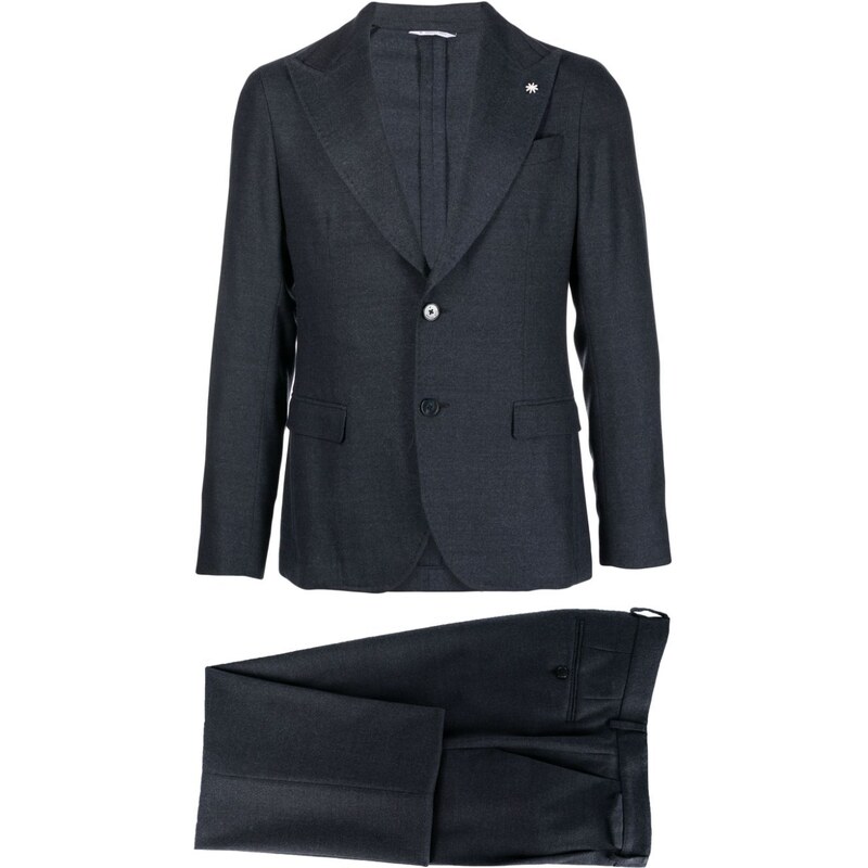 Manuel Ritz abito monopetto blu revers a lancia - Stileo.it