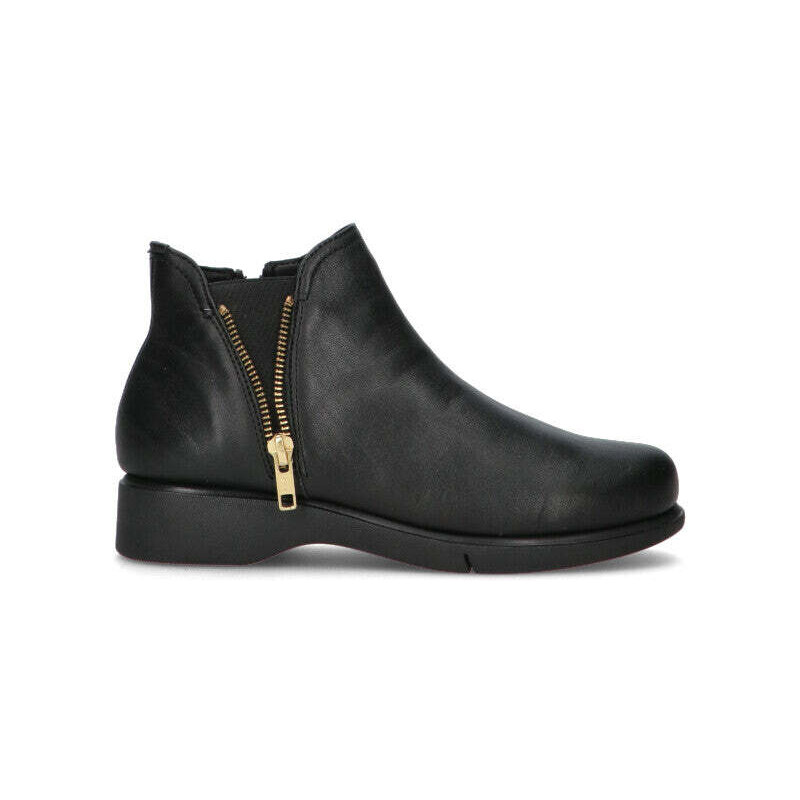 SAYDO Tronchetto donna nero in pelle SCARPA - Stileo.it