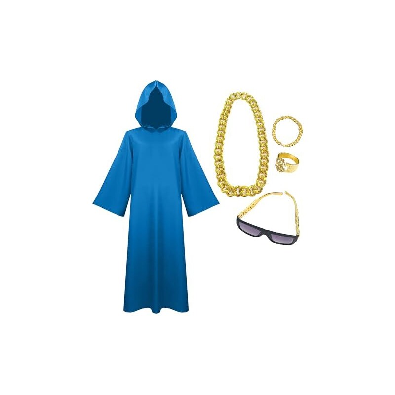 Dearyu Shadow Wizard Money Gang Cloak Costume Hooded Cape Adult Cosplay ...