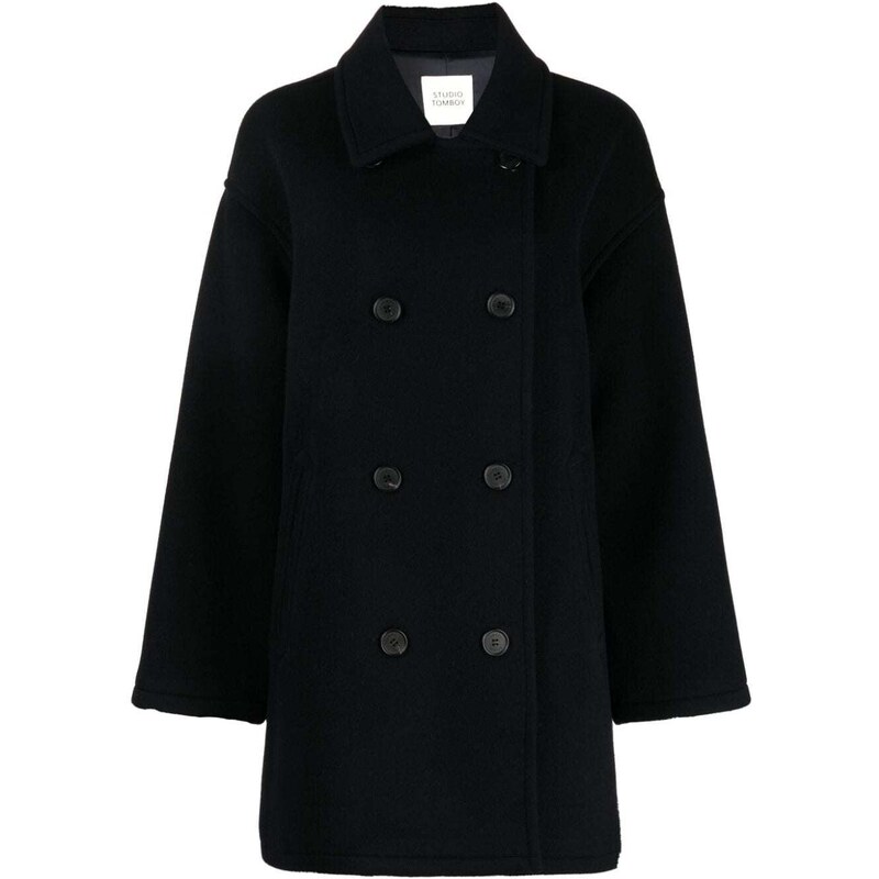 STUDIO TOMBOY Caban doppiopetto - Blu - Stileo.it