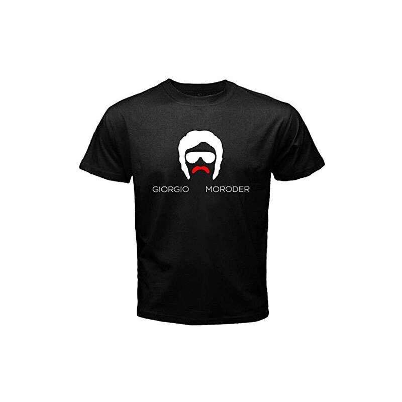 shanjia Opinh Giorgio Moroder Famous Singer Legend Logo Men's T Shirt ...