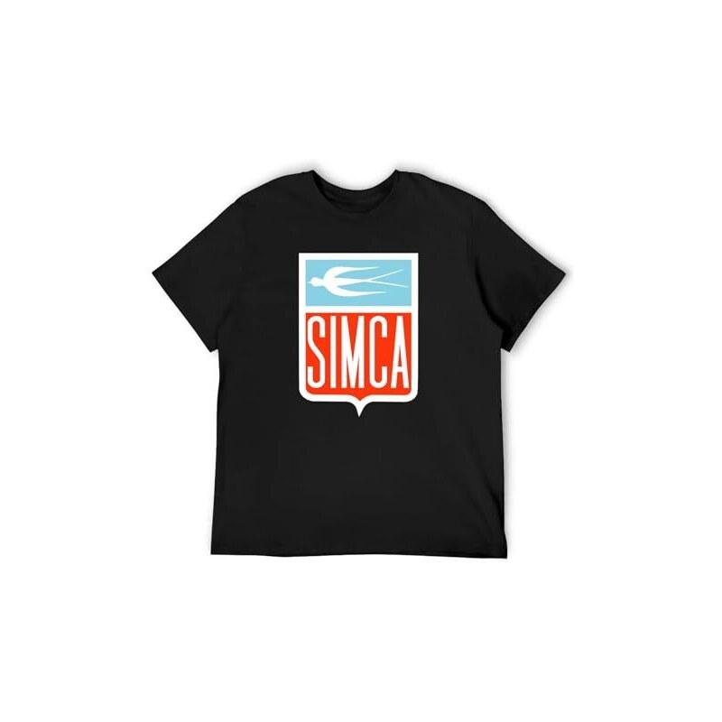 bagno Simca Logo French Automaker Car Aronde Ariane T Shirt Black S ...