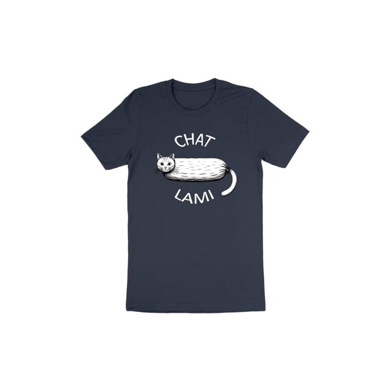La French Touch T Shirt Chat-lami - da uomo - Made in France - Cotone ...