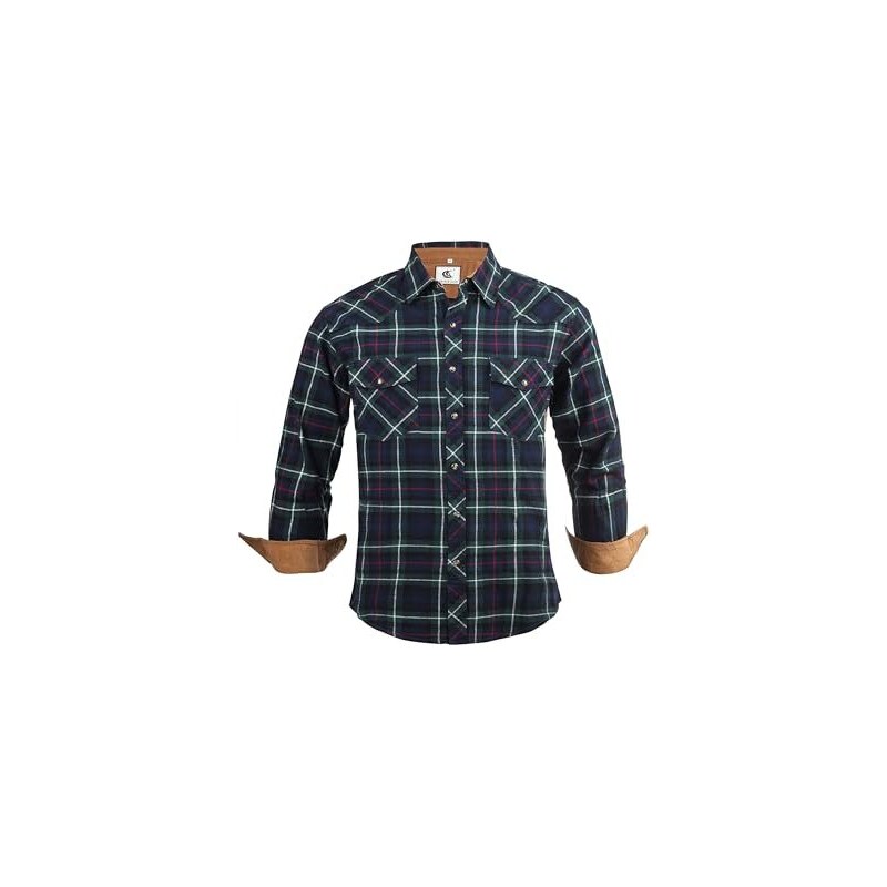 Coevals Club Flanella Camicia Boscaiolo Uomo Camicia Manica Lunga a ...