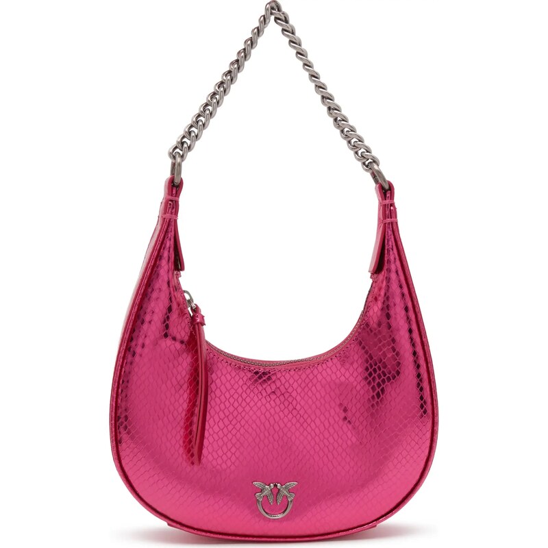 Pinko Hobo BRIOCHE HOBO MINI PELLE LAMINA - Stileo.it