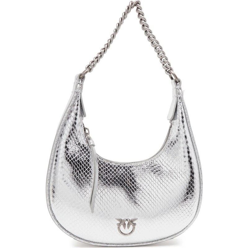 Pinko Hobo BRIOCHE HOBO MINI PELLE LAMINA - Stileo.it
