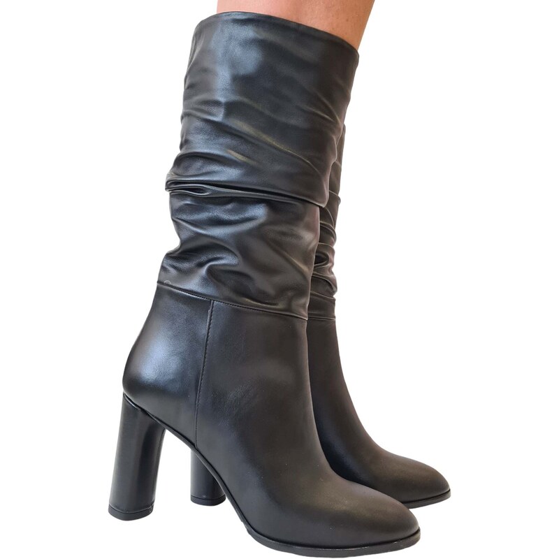 Andrea Pinto Tronchetto Donna Pelle Nero Rif.930 - Stileo.it