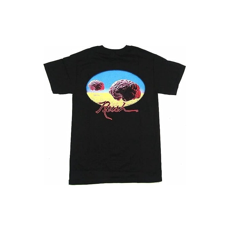 lege Men's Rush Hemispheres Brain Black Mens Women T Shirt 100% Cotton ...