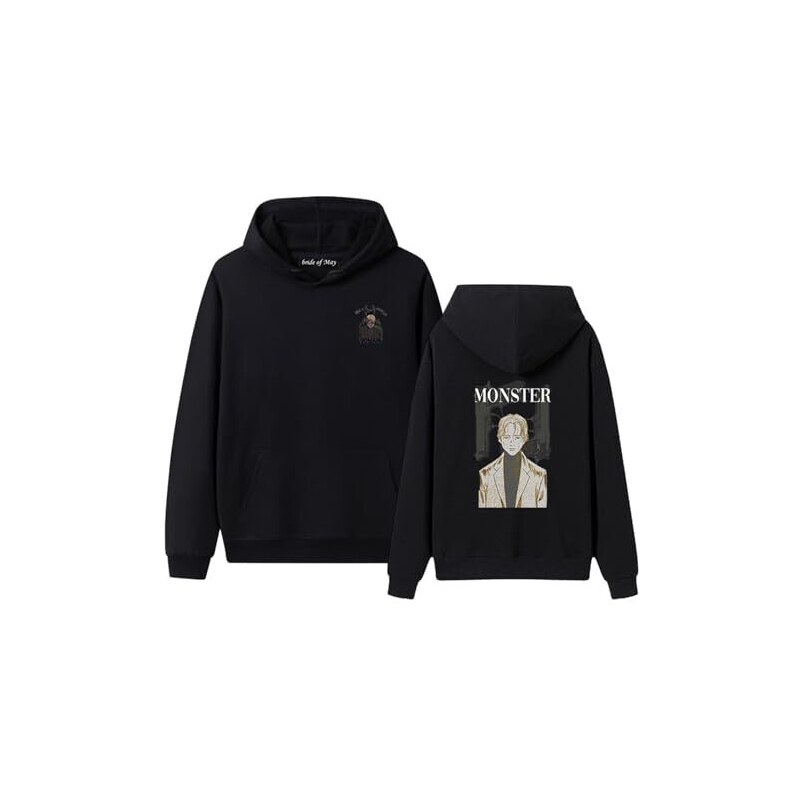 XSLGOGO Naoki Urasawa Horror Manga Monster Hoodie Monster Dr Kenzou ...