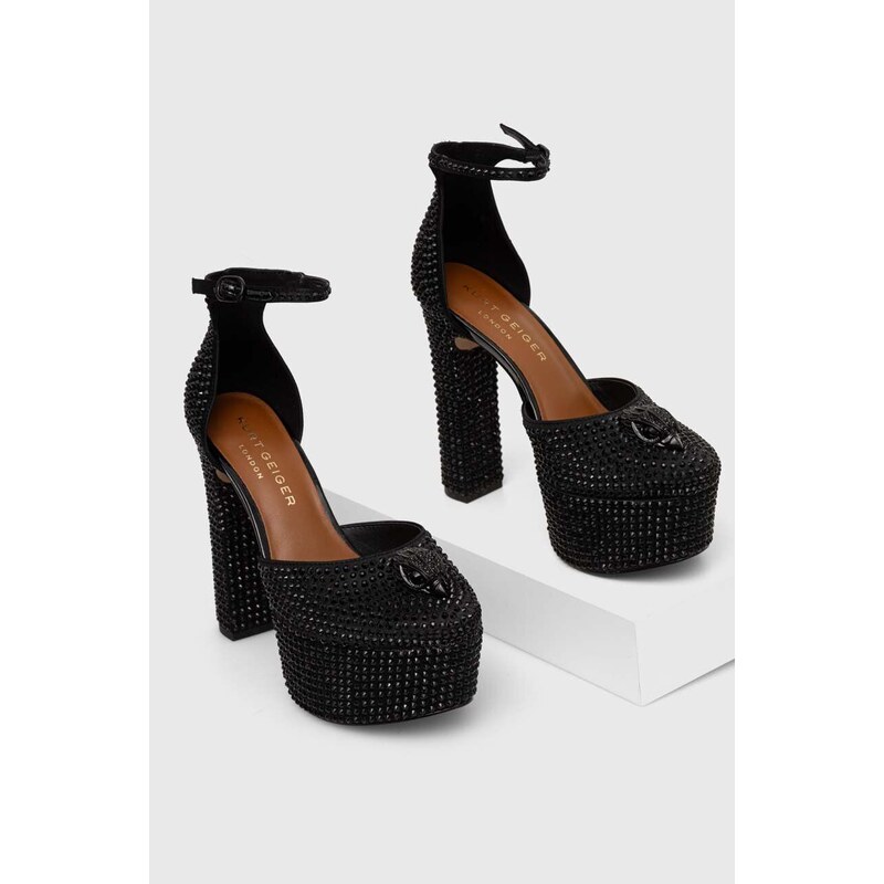 Kurt Geiger London decolletè Kensington Platform colore nero 9307600759 ...