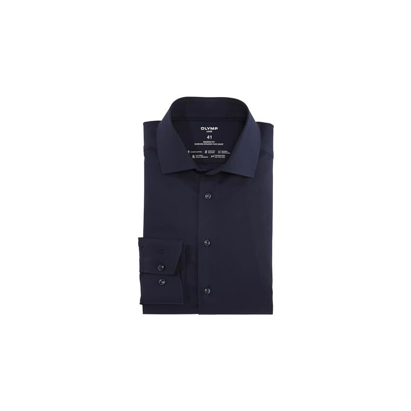 OLYMP Camicia da lavoro da uomo, a maniche lunghe, Luxor 24/Seven ...