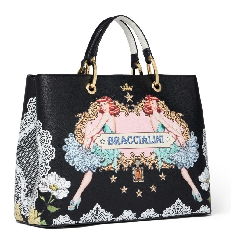 Braccialini - Borsa a mano e a tracolla in ecopelle Britney - Stileo.it