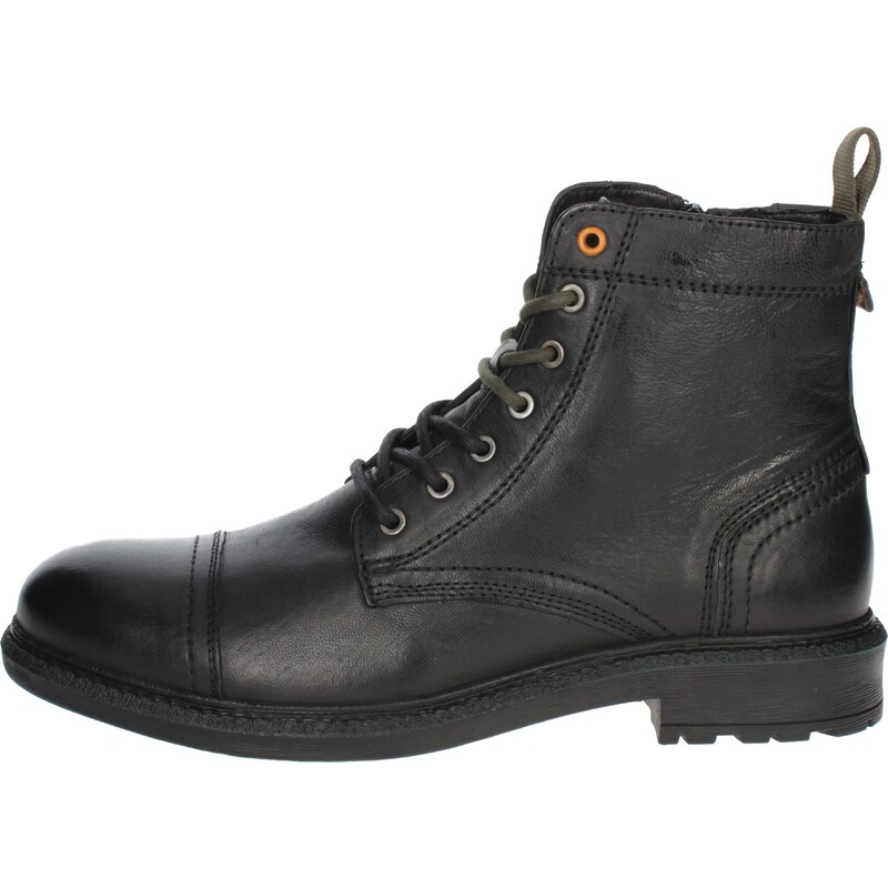 Anfibi Uomo Wrangler WM22080A pelle bovina Nero - - Stileo.it