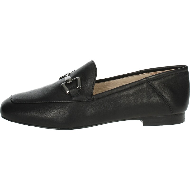 Mocassini Donna KEYS K-7710 pelle bovina Nero - - Stileo.it