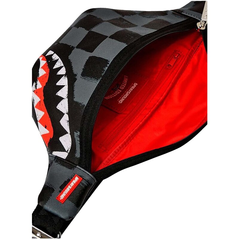 SPRAYGROUND Marsupio SHARKS IN PARIS GRAY PAINT - Stileo.it