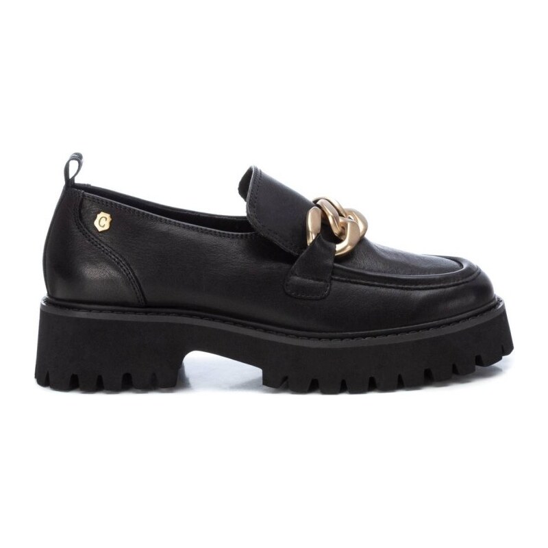 Carmela 161061 Mocassino Con Catena Scarpa Donna In Vera Pelle Nero 38 ...