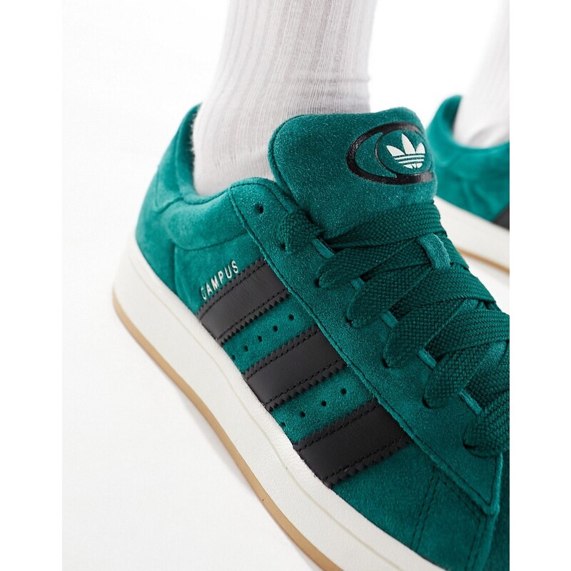 adidas Originals - Campus 00s - Sneakers verdi con suola in gomma-Verde ...