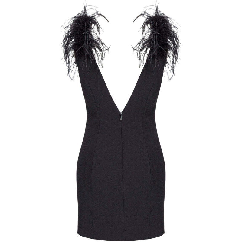 Pinko Mini abito Pica con piume - Stileo.it