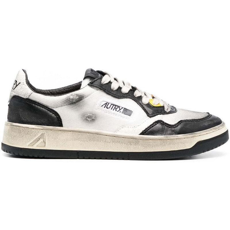Autry Sneaker supervintage bianca e nera - Stileo.it