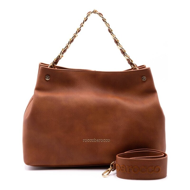 Roccobarocco 9201 Adele Tote Bag Borsa A Mano Donna In Ecopelle Tan ...