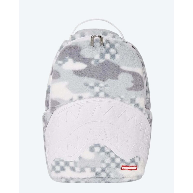 SPRAYGROUND White 3 AM Fur Backpack - Stileo.it