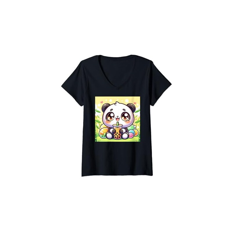 Merch Bubble Tea Kawaii By LAP Donna Kawaii Panda's Bubble Tea Break ...