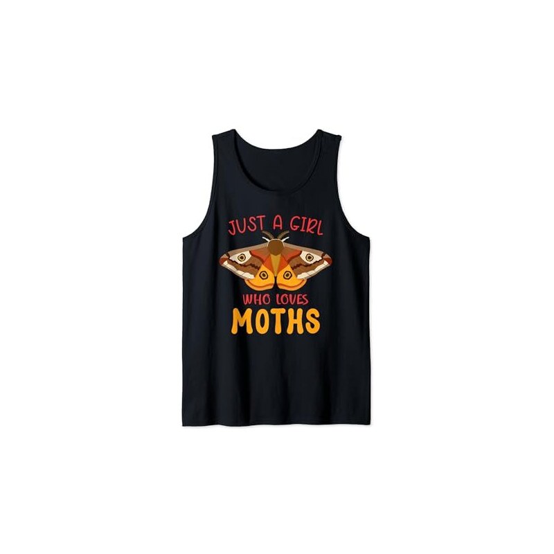 Moth lover Women and Girls Insect Outfits Just A Girl Who Loves Moths ...