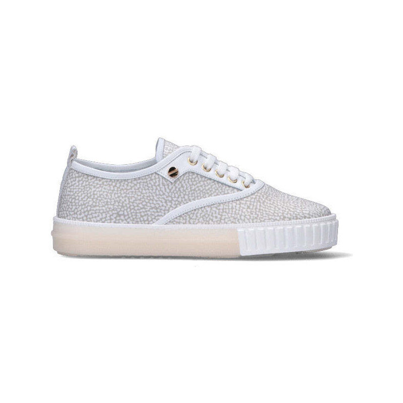 BORBONESE Sneaker donna bianca in pelle SNEAKERS - Stileo.it