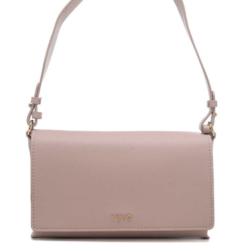 Liu Jo borsa con doppia tracolla effetto saffiano meg rose - Stileo.it Liu Jo borsa con doppia tracolla effetto saffiano meg rose - Stileo.it