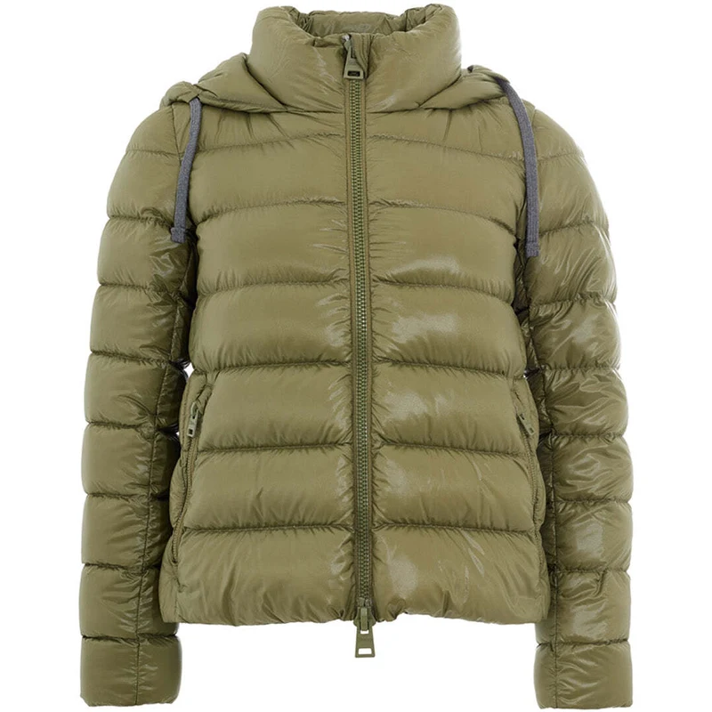 Piumino Ultralight con Cappuccio Herno 42 Verde 2000000010090 - Stileo.it