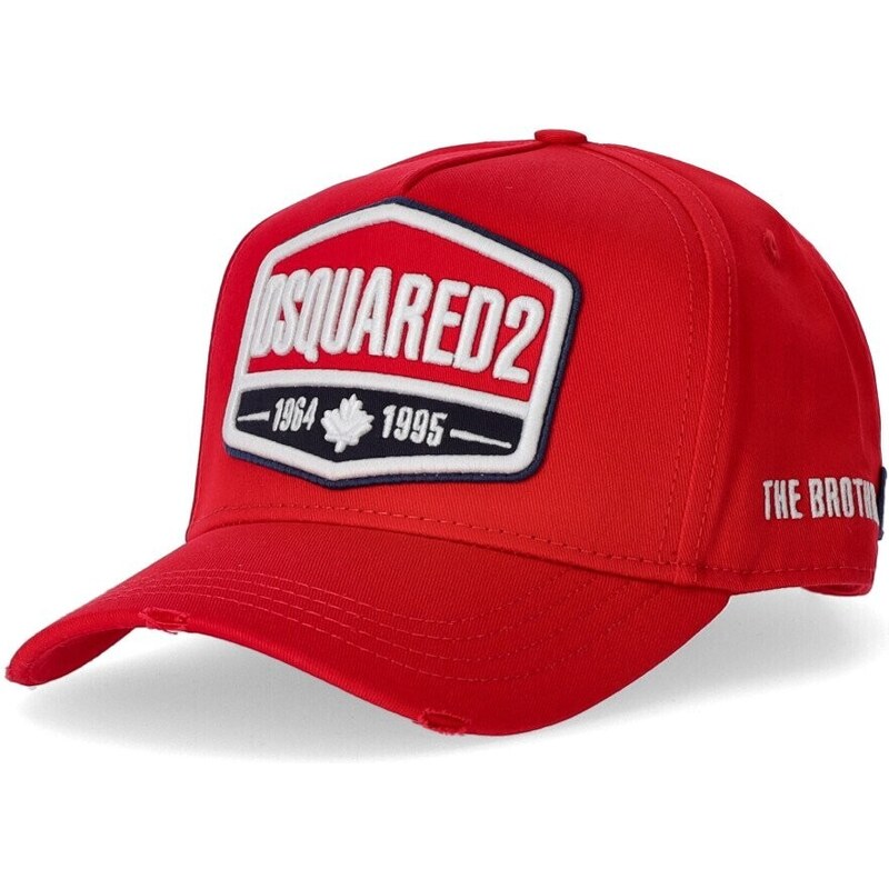 Cappello Da Baseball Logo Rosso Dsquared2 - Stileo.it