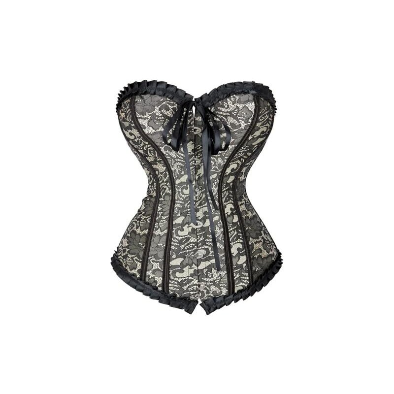 SWEPER Corsetto Da Donna - Top A Corsetto Sexy Con Rivestimento In ...