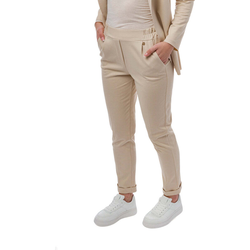 Pantaloni beige da completo da donna Swish Jeans - Stileo.it