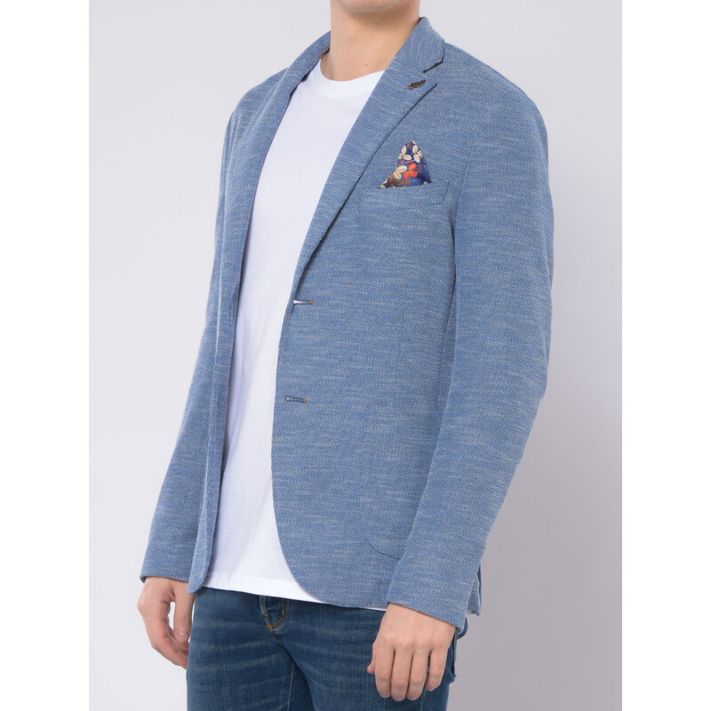 giacca da uomo Bob in tessuto microperato con pochette - Stileo.it