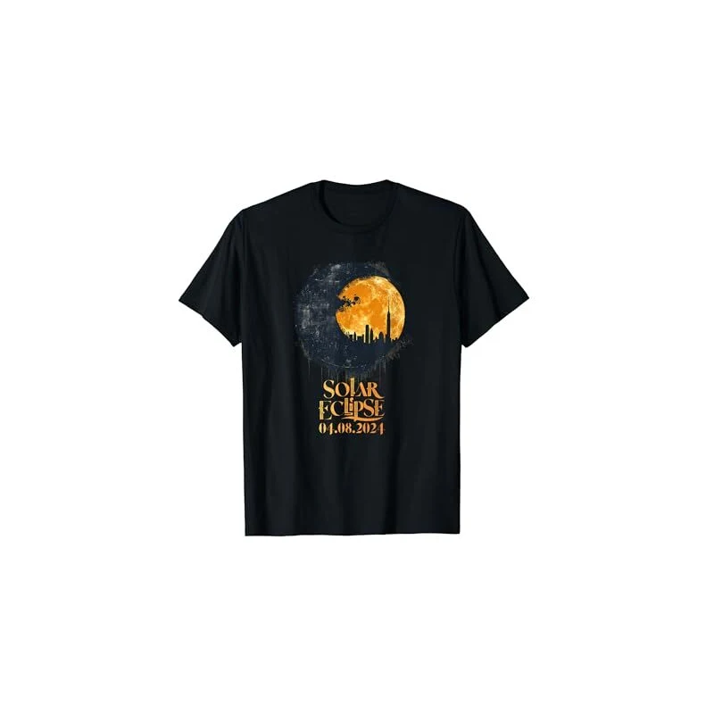 Solar Eclipse Space Cosmic Event 2024 Tees Total Solar Eclipse 2024 Sole e Luna Evento ...