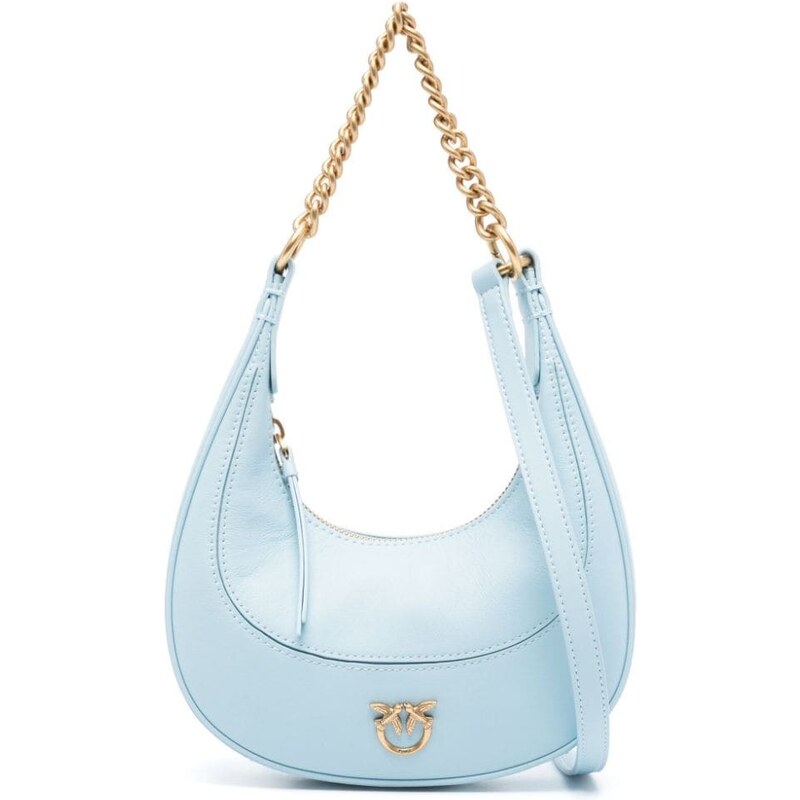 PINKO MINI BRIOCHE BAG HOBO Celeste - Stileo.it