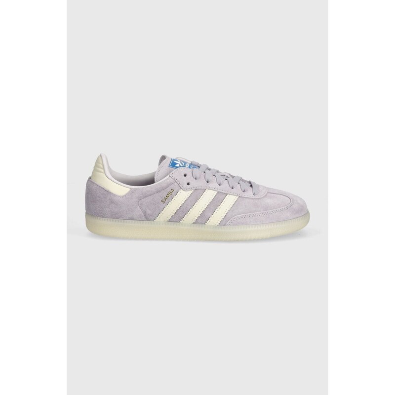 adidas Originals sneakers in camoscio Samba OG colore violetto IG6176 ...