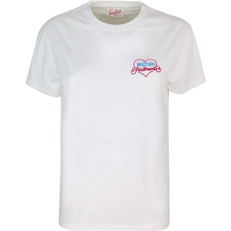 Mc2 Saint Barth T-shirt Emilie con Ricamo Misstufo - Stileo.it