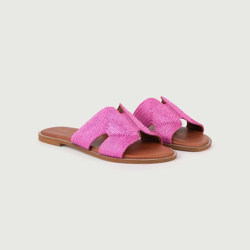 ANDREA MORANDO CIABATTINA CON FASCIA FUCSIA - Stileo.it