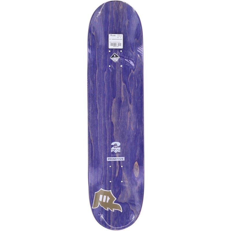 primitive Skateboard Tavola Uomo Rodriguez Shine Deck X 2pac Royal Blue ...