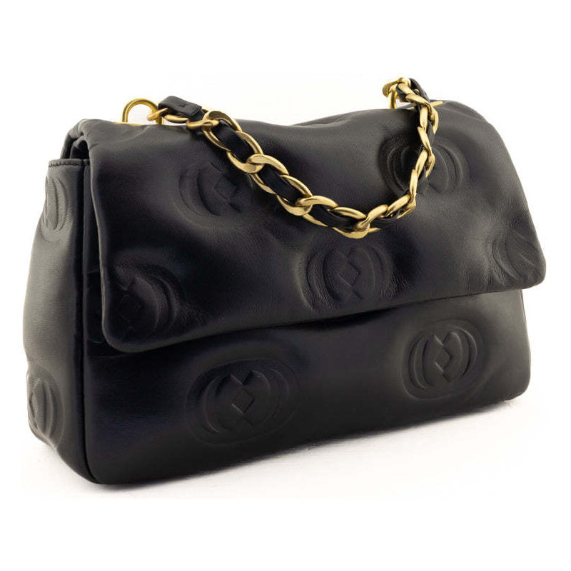 Borsa a mano Embossed Logos Stephy nera La Carrie - Stileo.it